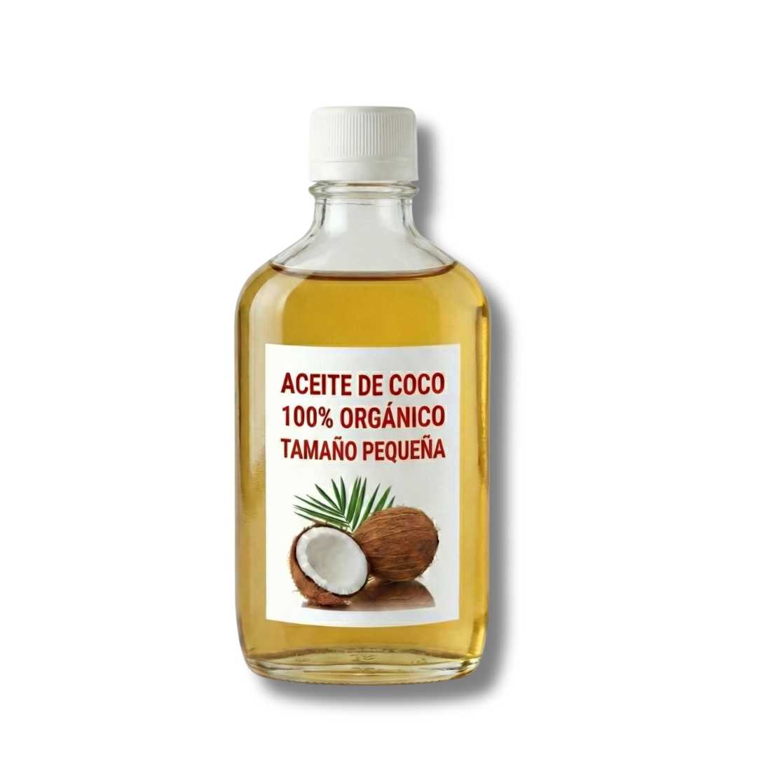 Aceite de Coco Orgánico | Botella Pequeña 4oz - La Ferdulería